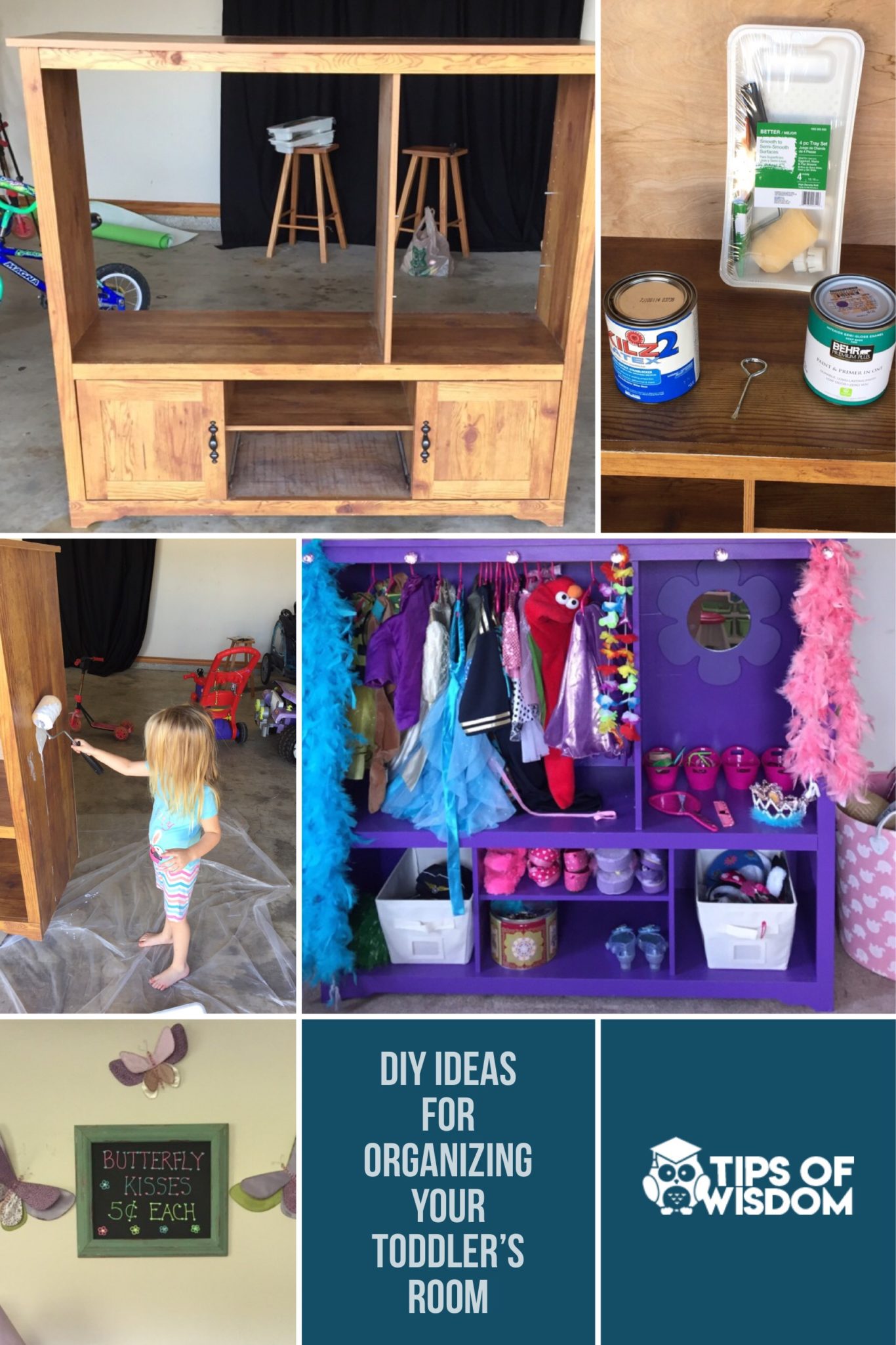 DIY Dress Up Clothes Wardrobe Project - Tips of Wisdom