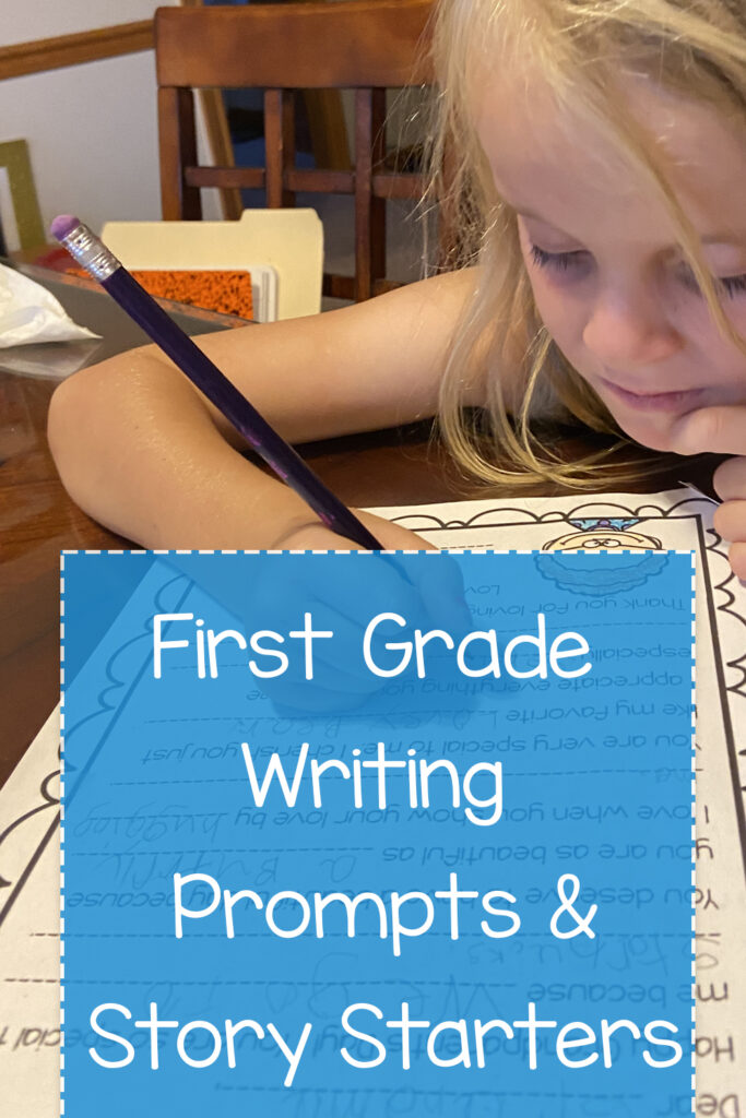 First Grade Writing Prompts & Story Starters for Journals - Tips of Wisdom