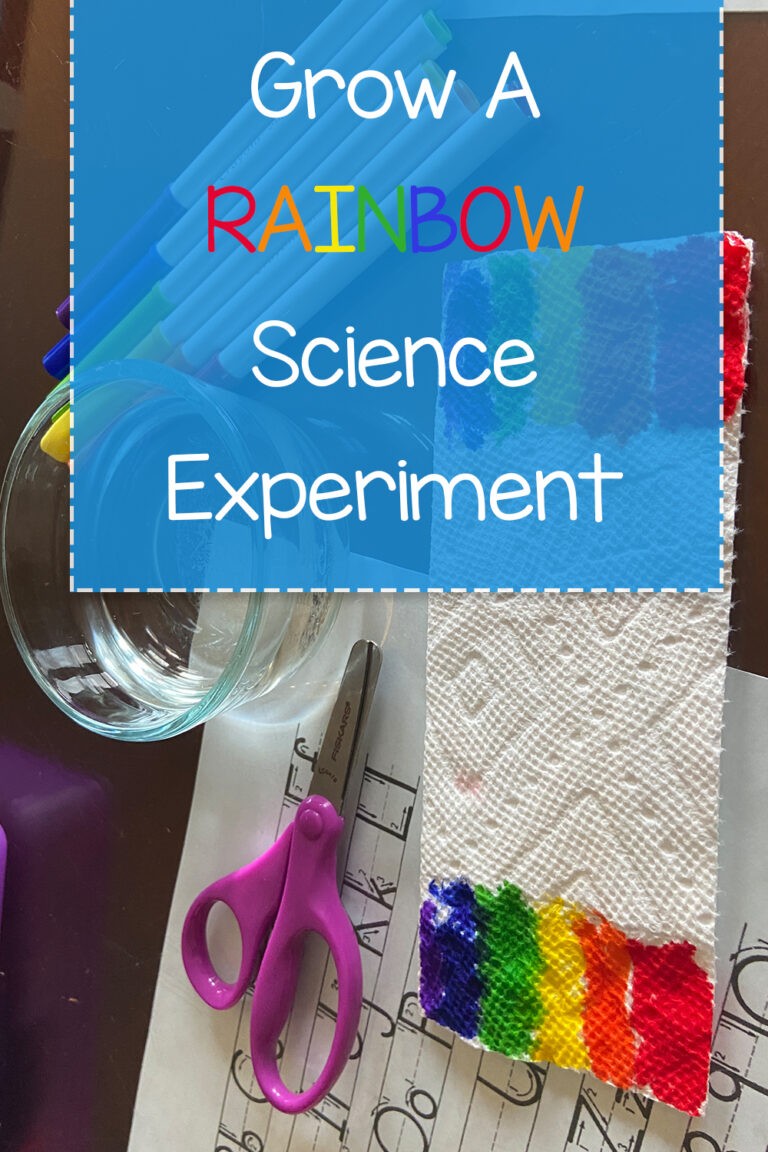Grow A Rainbow First Grade Science Experiment - Tips of Wisdom