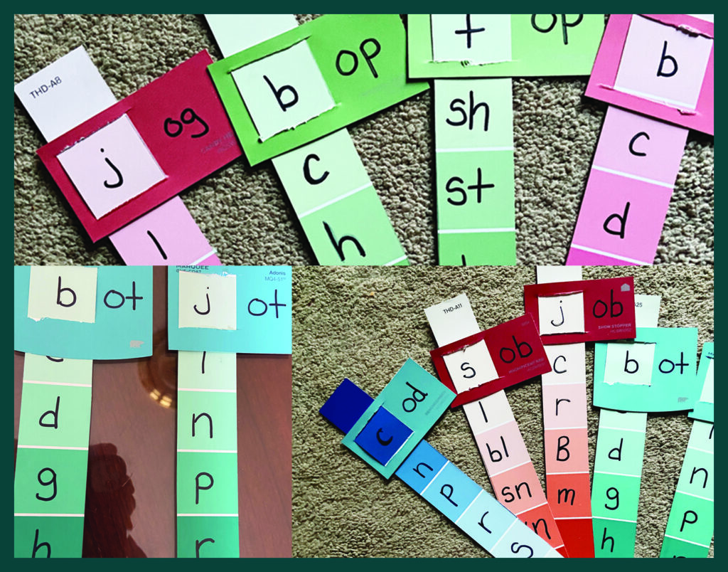 Word Family Activity for Kindergarten and First Grade (Paint Chips ...