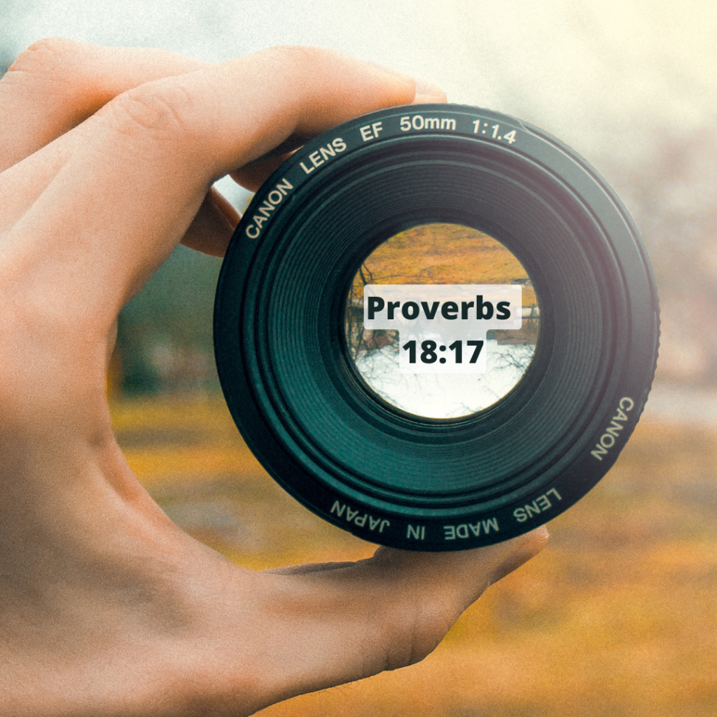 The Proverbs 18:17 Filter | Two Sides to Every Story - Tips of Wisdom