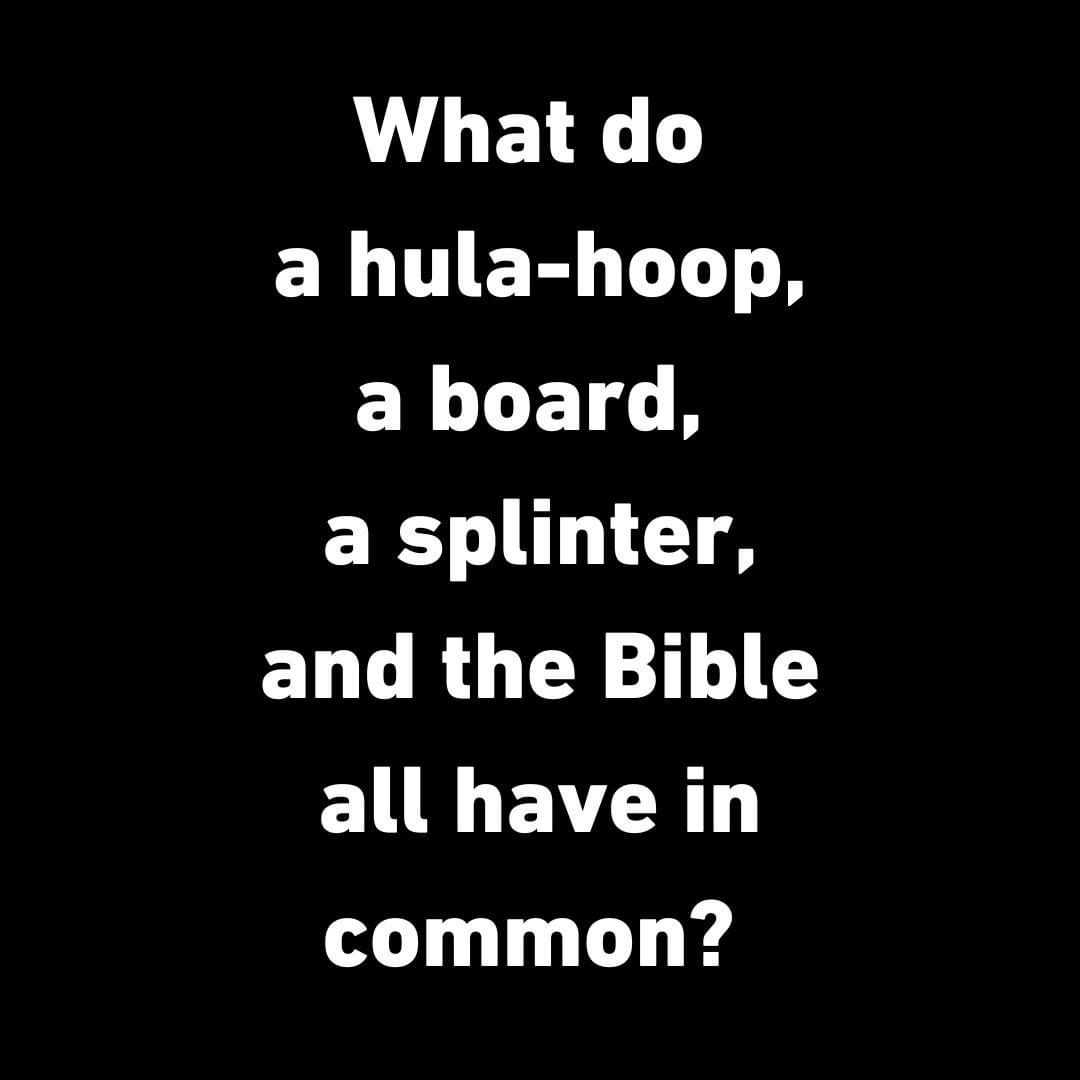 How to Fix Broken Relationships with a Hula-Hoop, a Board, & a Splinter ...