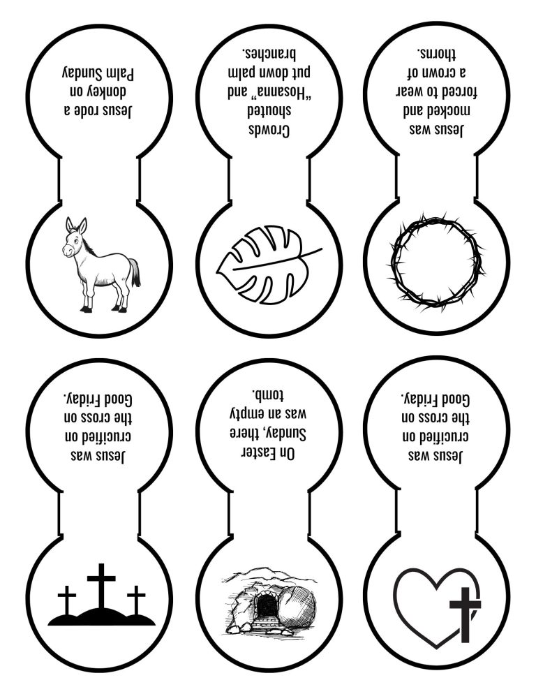 Easter Story Sequence Craft | Bead & Yarn Chain - Tips of Wisdom