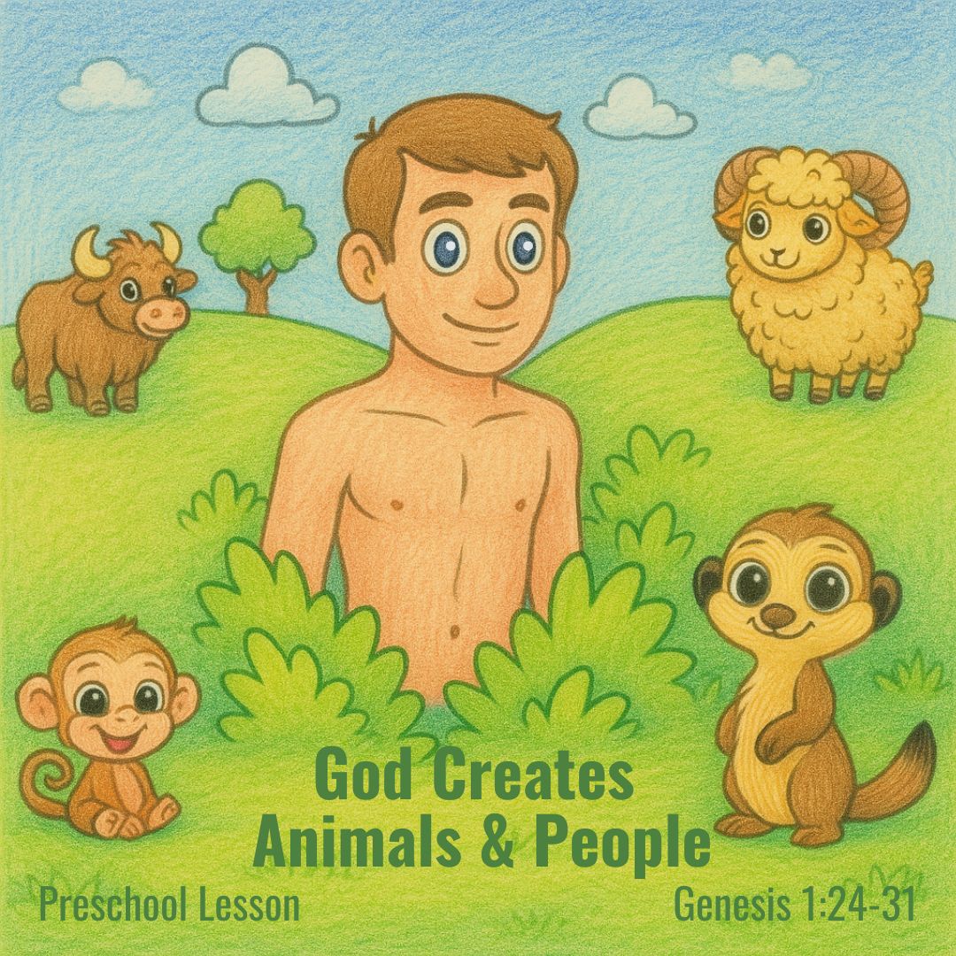 Genesis 1:24-31 | (Day 6) God Creates Animals and People - Tips of Wisdom